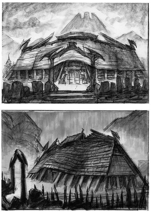 Art of Ray Lederer: TESV:Skyrim - Jorrvasker (Companions Guild)